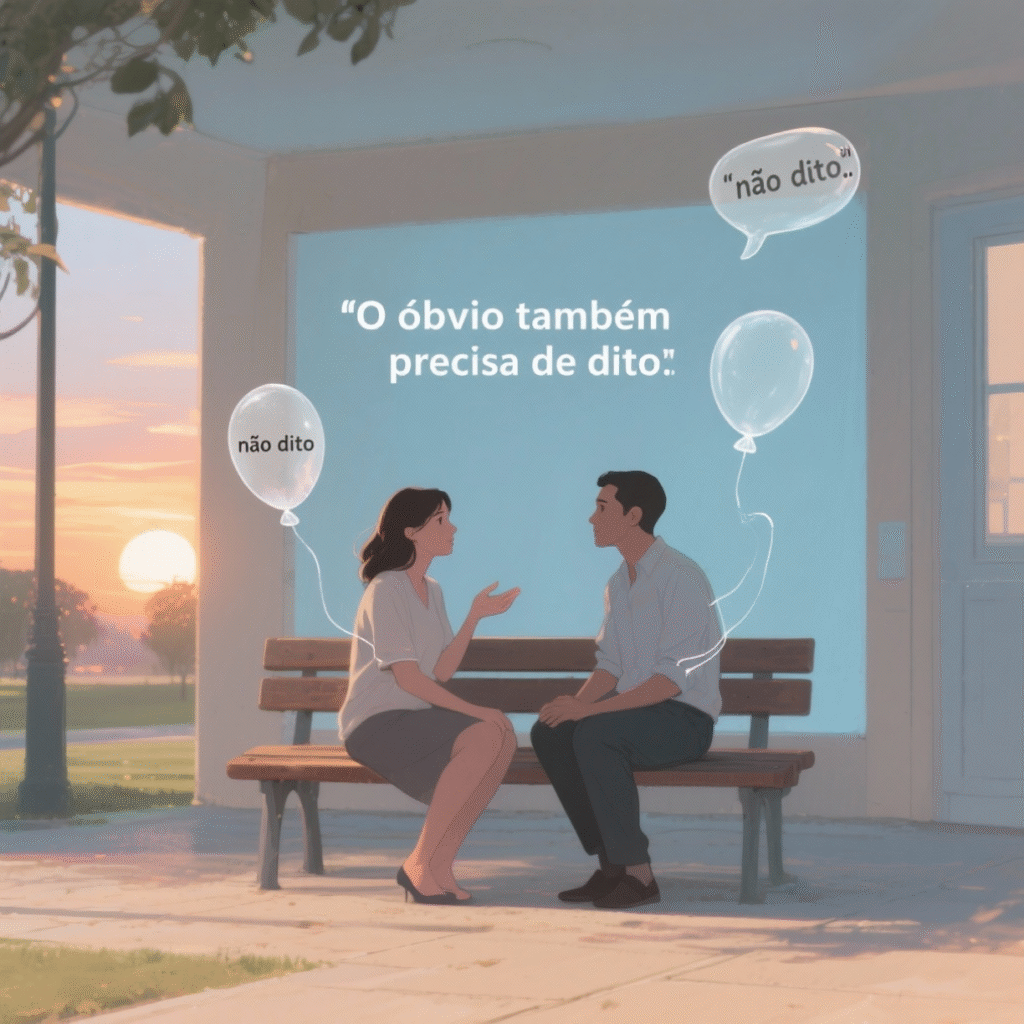 O óbvio também precisa de dito